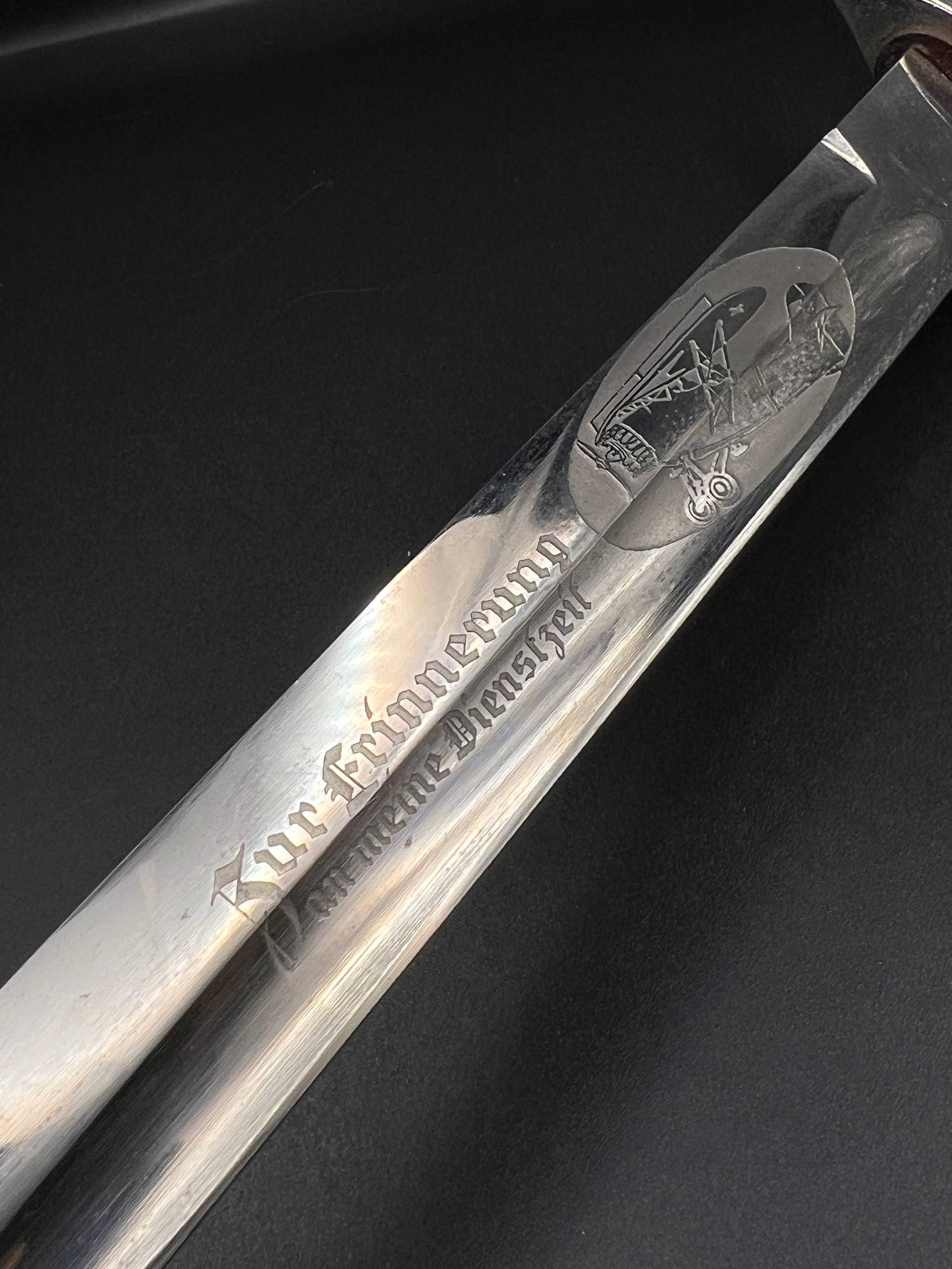 ALEX MARKETPLACE - K98 Engraved Bayonet by E.Pack